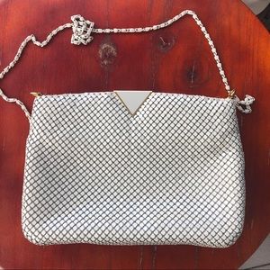 Warren Reed | Bags | Vintage Warren Reed Ivory Mesh Crossbody Bag ...